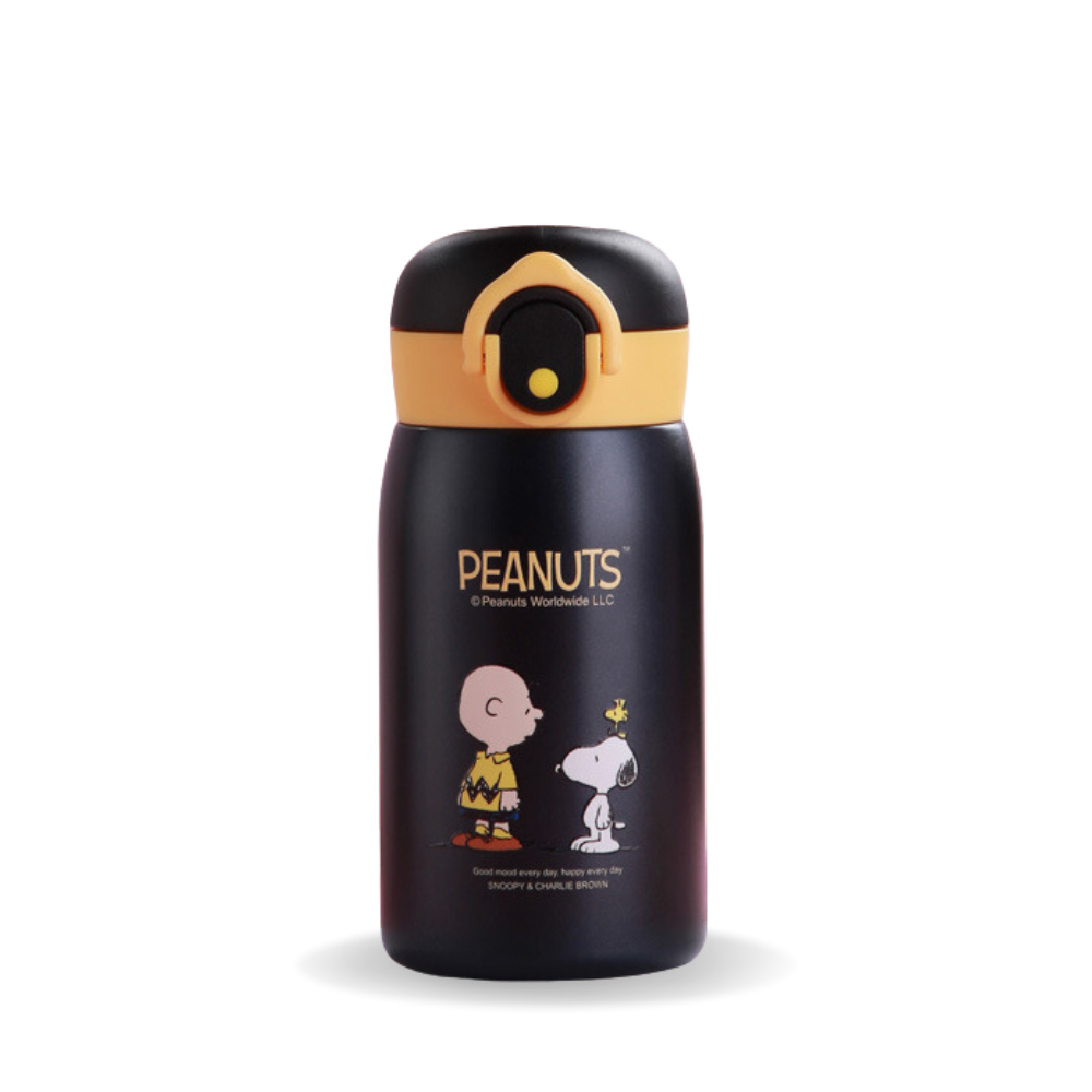 Peanuts™ Snoopy Stainless Steel Vacuum Tumbler 320ml - Black (1950's)